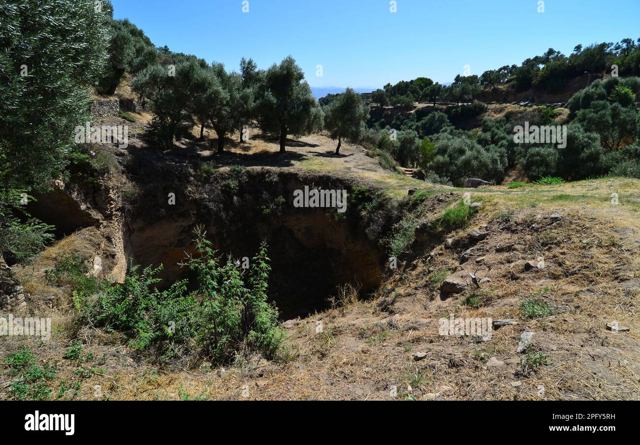 Nysa Ancient City - Aydin - TURKEY Stock Photo - Alamy