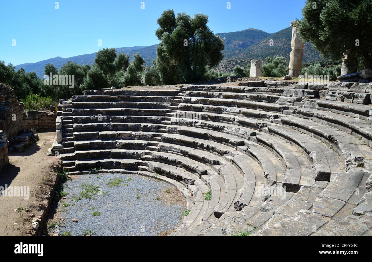Nysa Ancient City - Aydin - TURKEY Stock Photo - Alamy