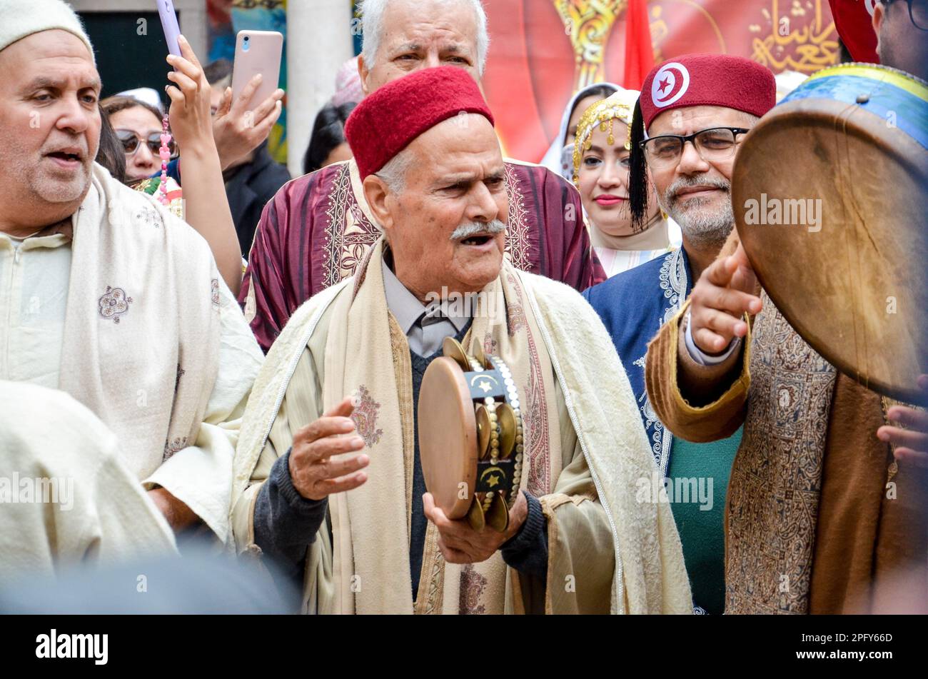 Tunis, Tunisia. 19th Mar, 2023. Tunis, Tunisia. 19 March 2023 ...