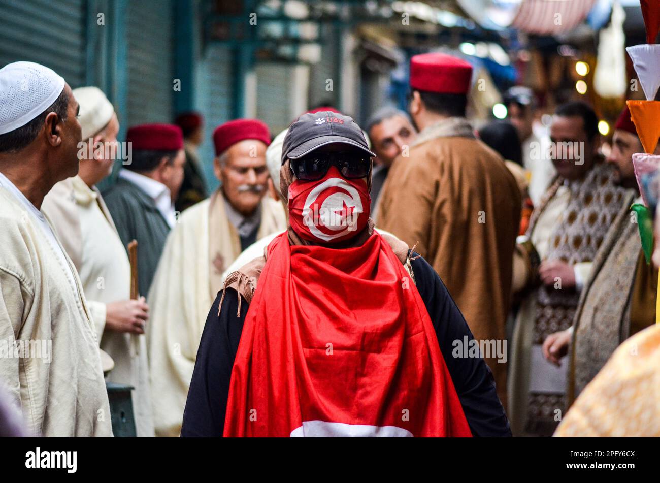 Tunis, Tunisia. 19th Mar, 2023. Tunis, Tunisia. 19 March 2023 ...