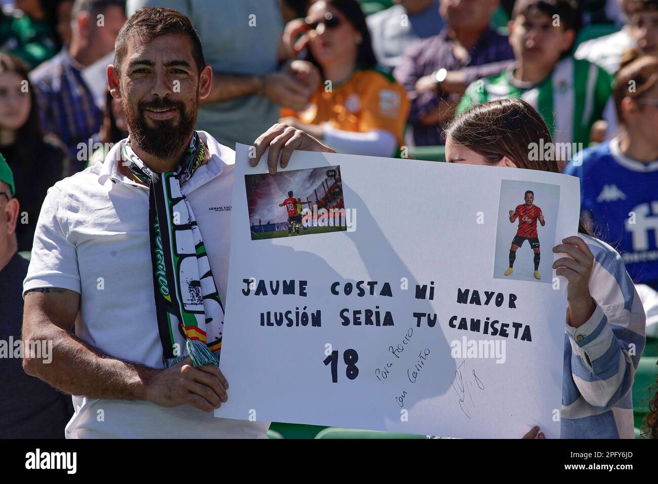Spanish La Liga soccer match Betis vs Mallorca at Benito Villamarin ...