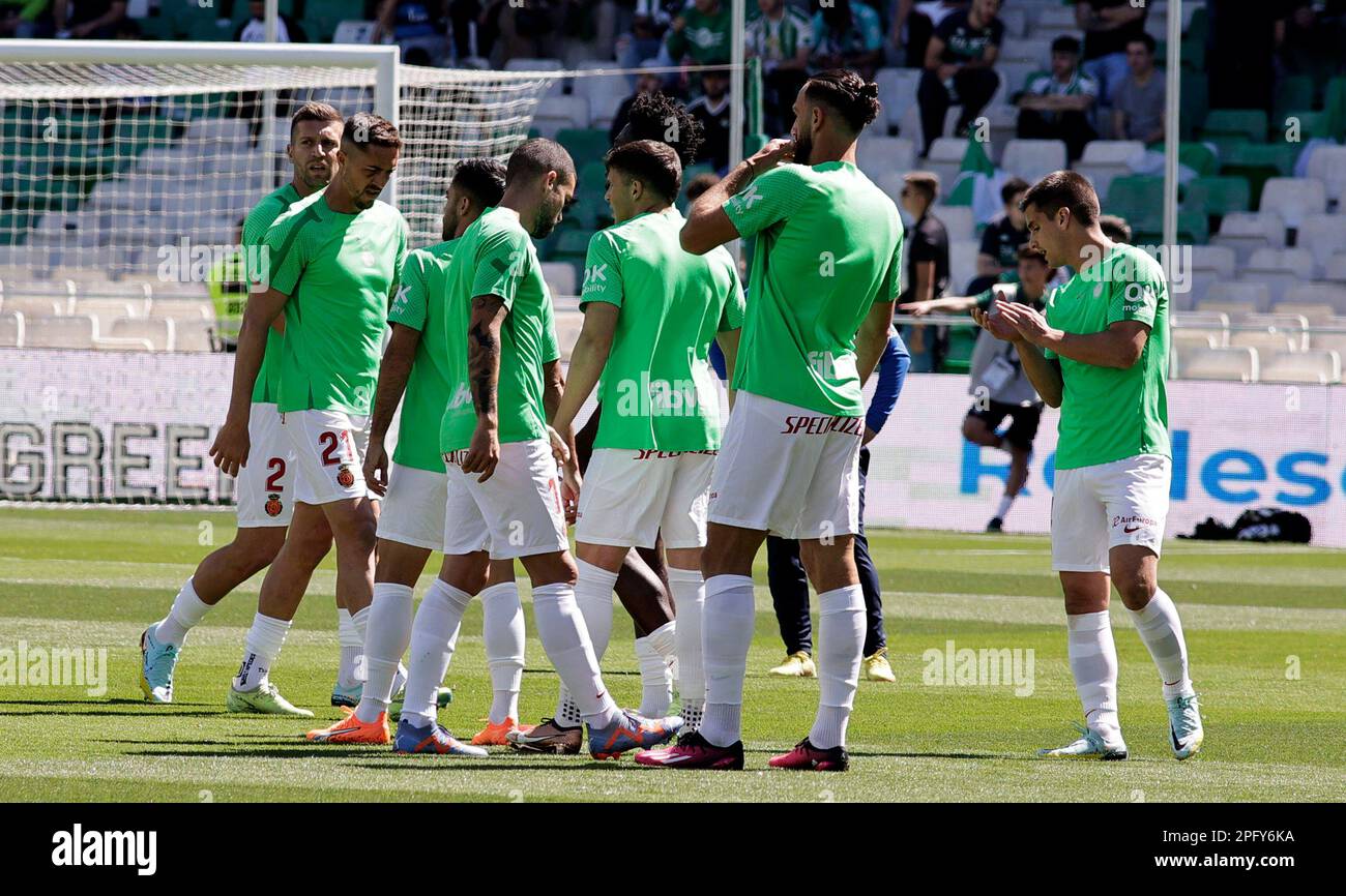 Spanish La Liga soccer match Betis vs Mallorca at Benito Villamarin ...