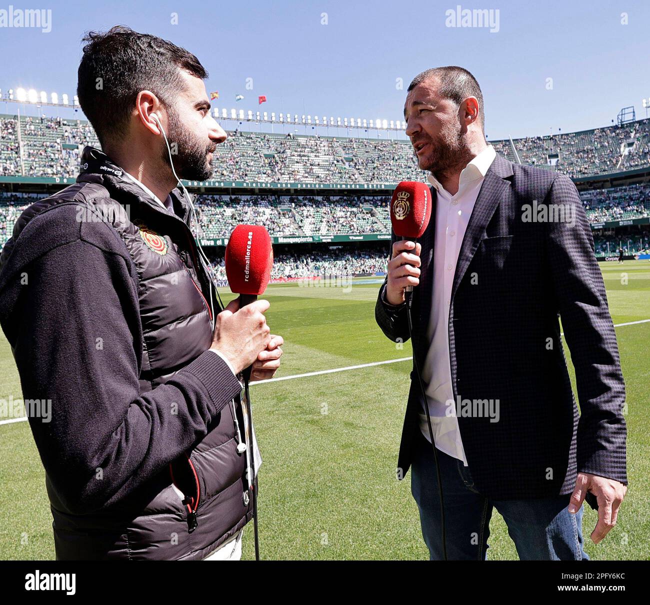 Spanish La Liga soccer match Betis vs Mallorca at Benito Villamarin ... Spanish La Liga soccer match Betis vs Mallorca at Benito Villamarin ...