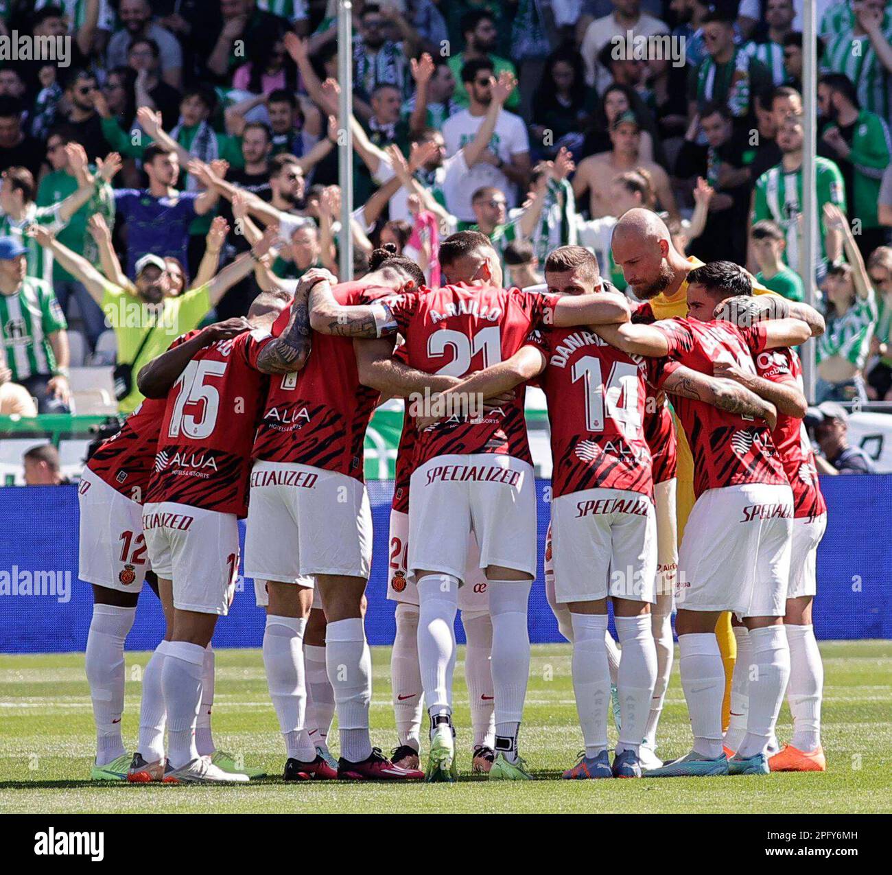 Spanish La Liga soccer match Betis vs Mallorca at Benito Villamarin ...
