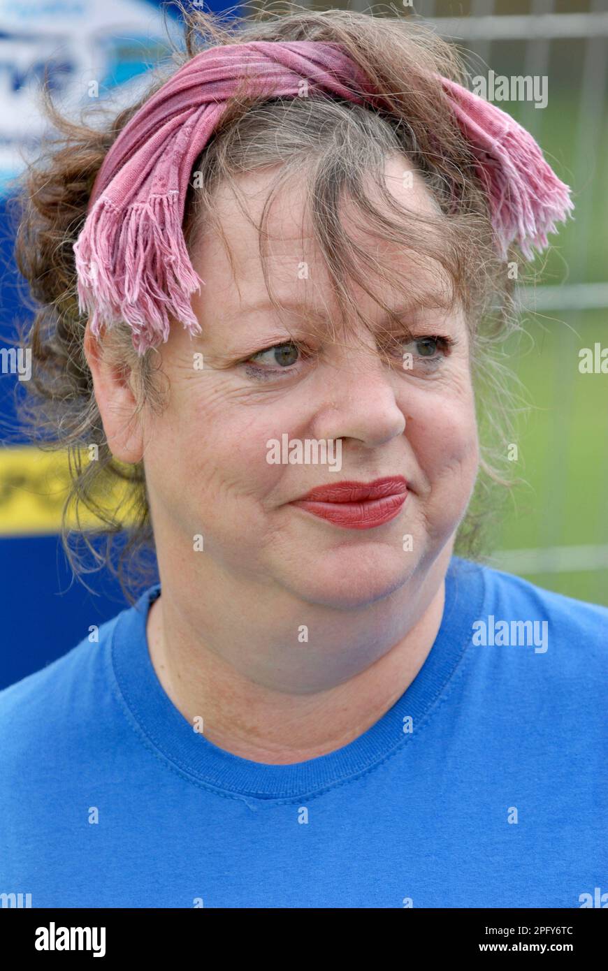 Jo Brand. Hydroactive Womens' Challenge, Hyde Park, London, UK Stock ...