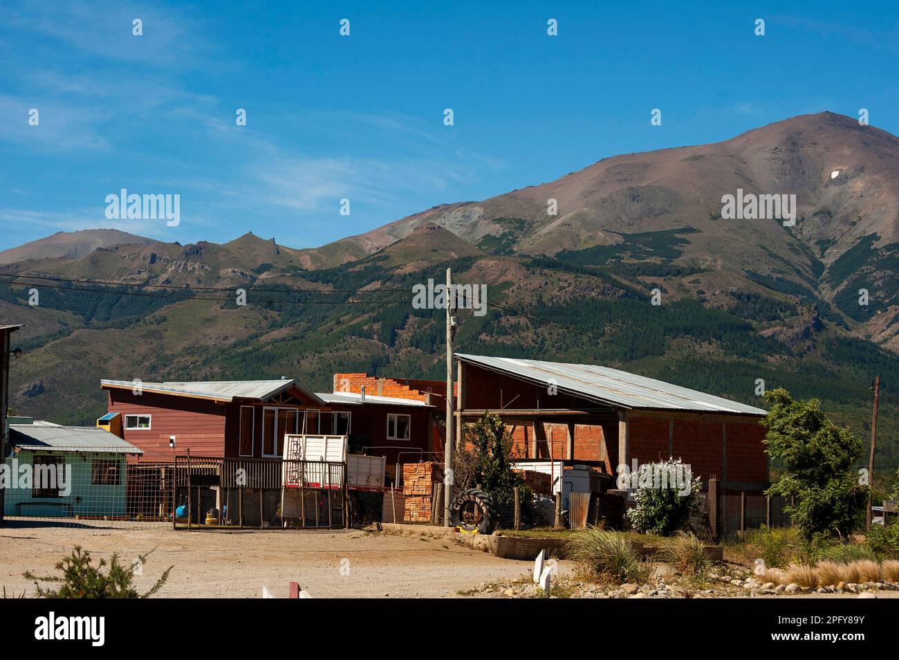 On the foothills of the Andes, people live a very simple life, not so ...