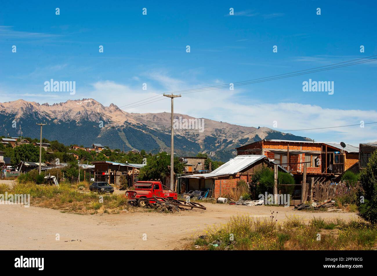 On the foothills of the Andes, people live a very simple life, not so ...