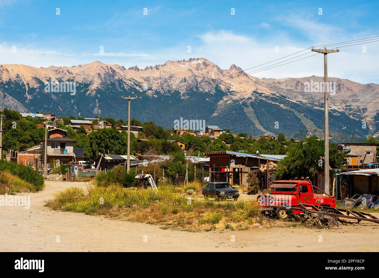 On the foothills of the Andes, people live a very simple life, not so ...