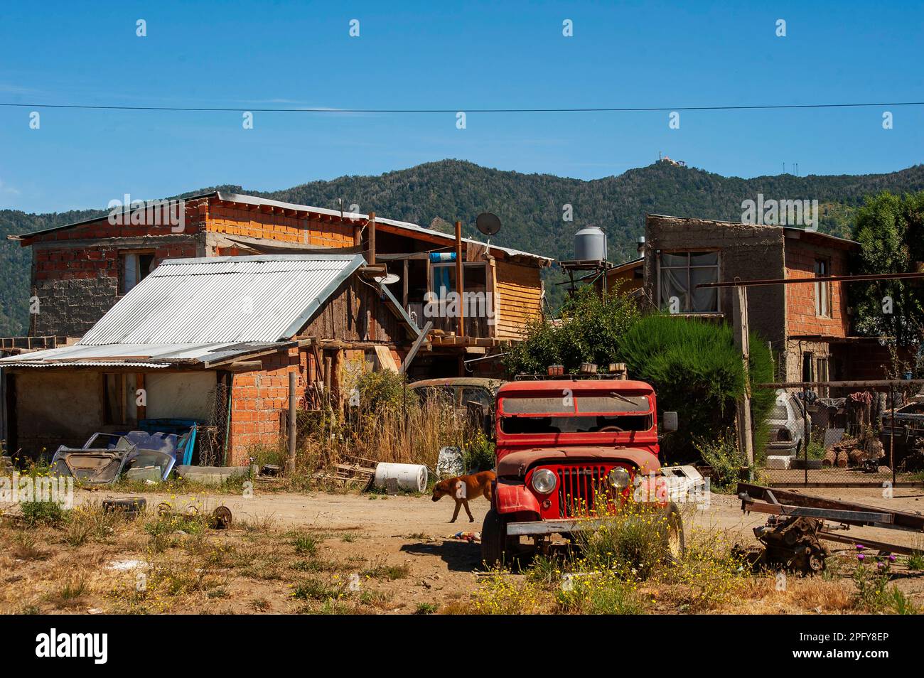 On the foothills of the Andes, people live a very simple life, not so ...