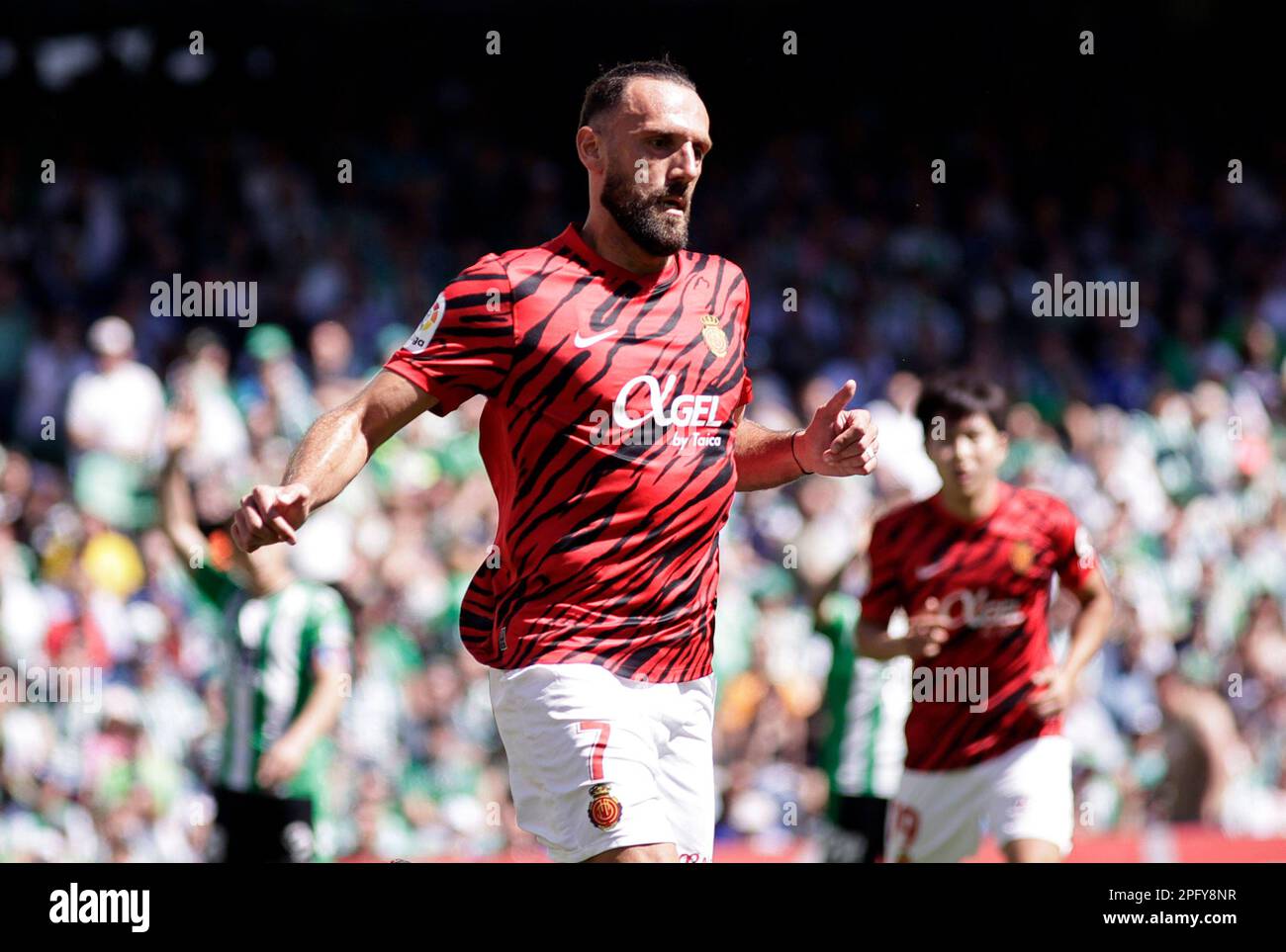 Spanish La Liga soccer match Betis vs Mallorca at Benito Villamarin ...
