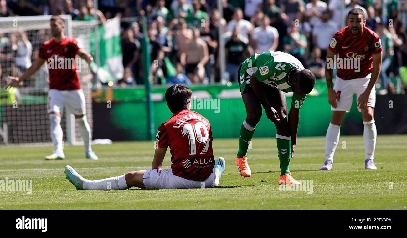Spanish La Liga soccer match Betis vs Mallorca at Benito Villamarin ...