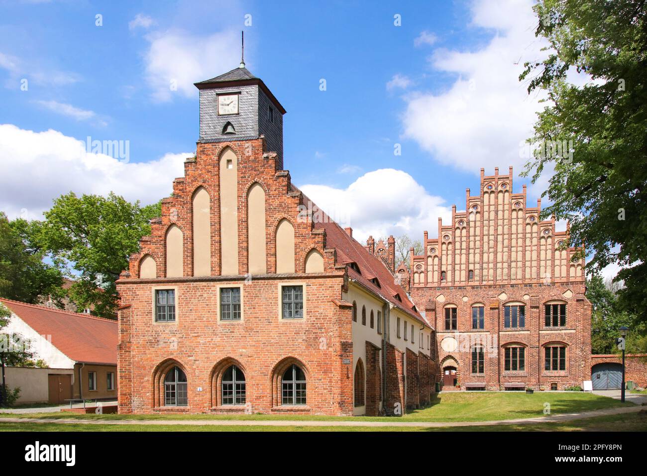 The famous Zinna Abbey (Kloster Zinna) in federal state Brandenburg ...