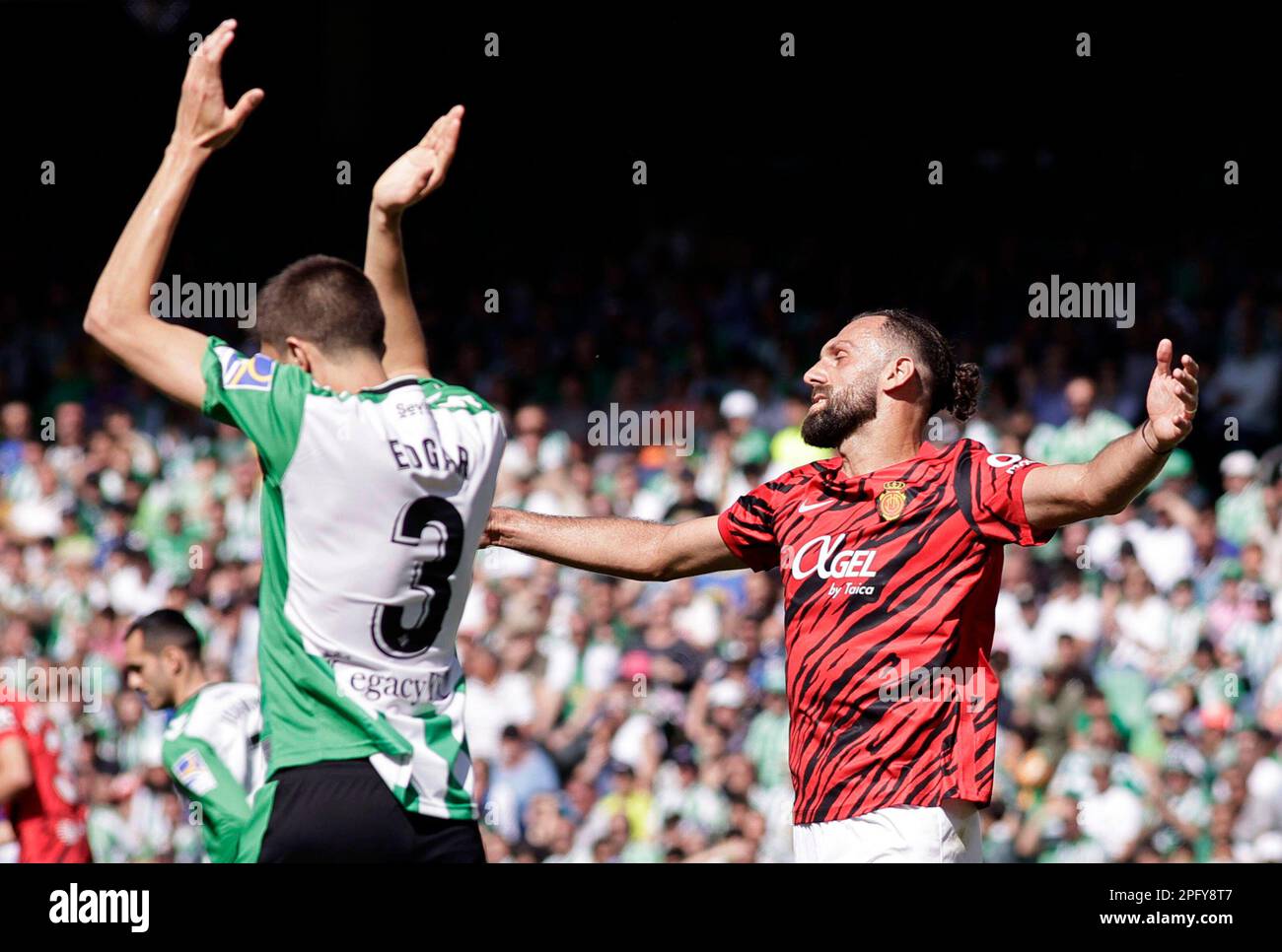 Spanish La Liga soccer match Betis vs Mallorca at Benito Villamarin ...