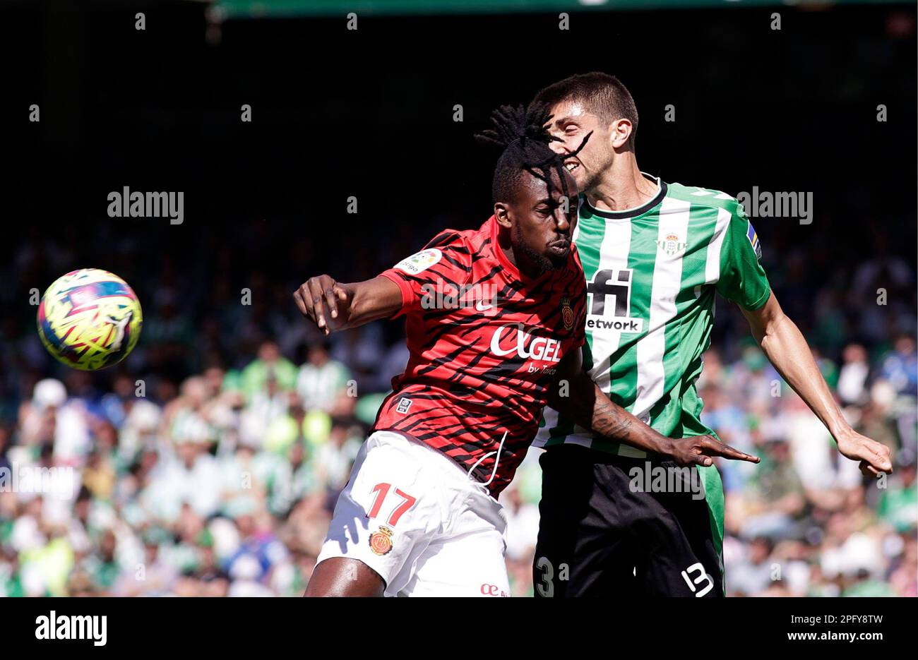 Spanish La Liga soccer match Betis vs Mallorca at Benito Villamarin ...