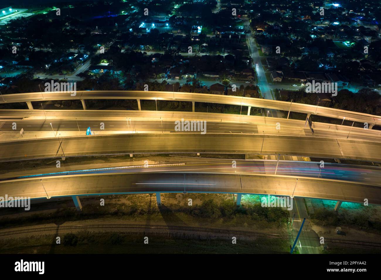 Tampa freeway interchange elevated road hi-res stock photography and ...