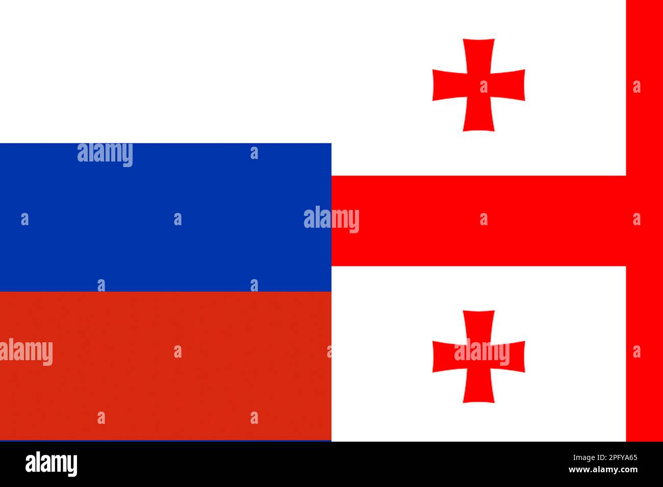 Russia and Georgia. Russia vs Georgia flags on. Relation. Russia ...