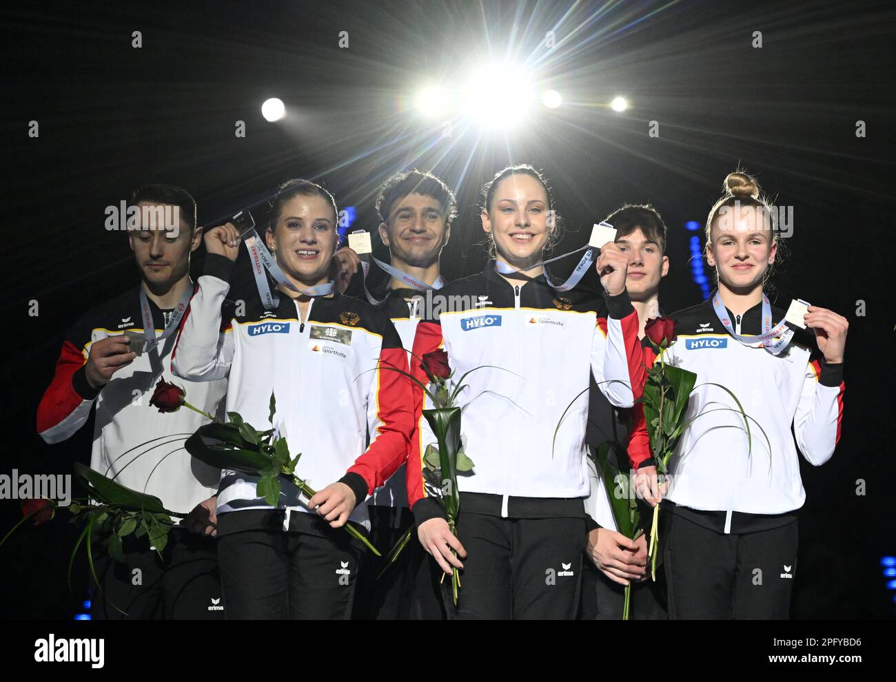 Stuttgart, Germany. 19th Mar, 2023. Gymnastics, DTB Cup, Mixed. The ...