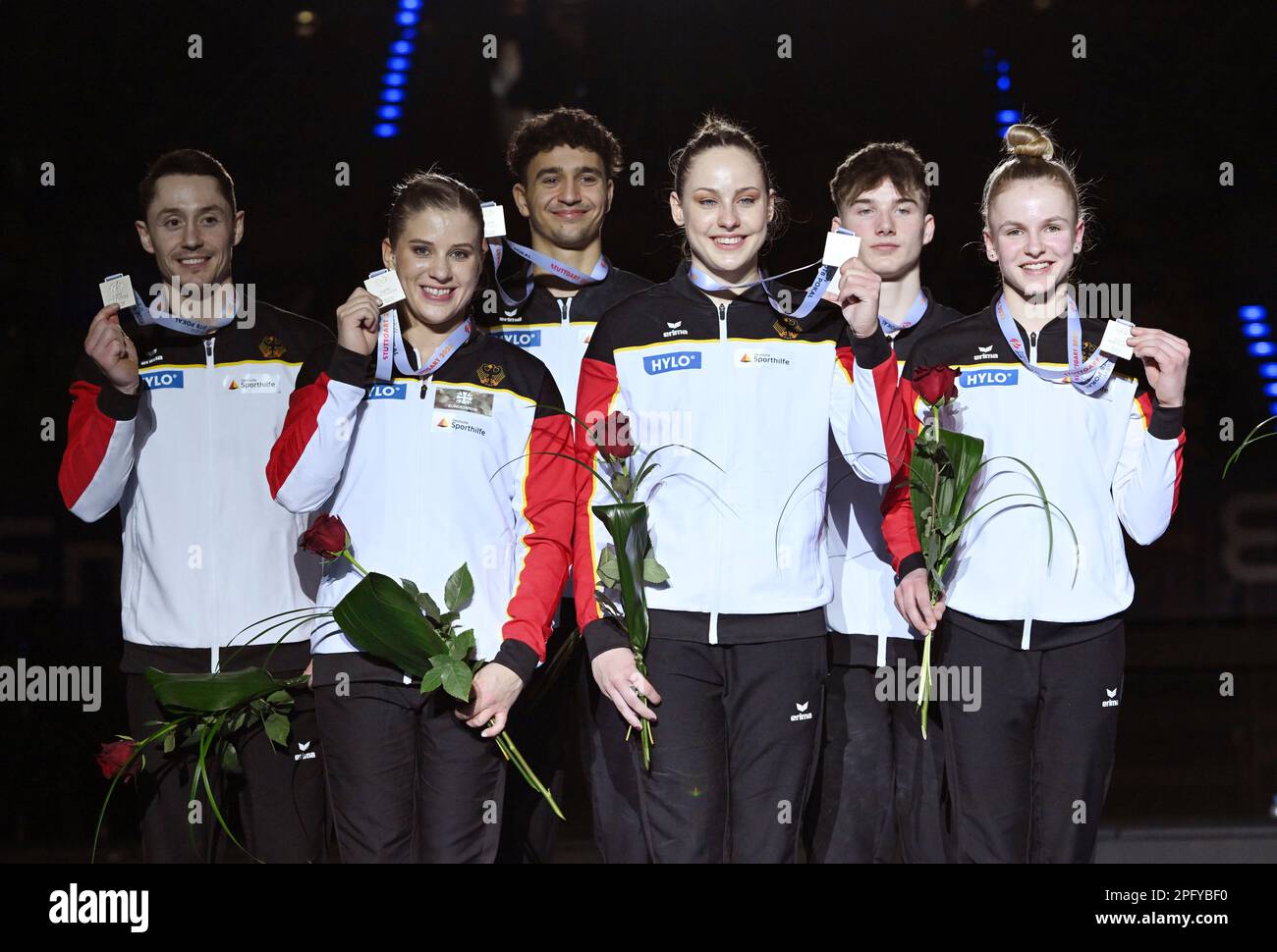 Stuttgart, Germany. 19th Mar, 2023. Gymnastics, DTB Cup, Mixed. The ...