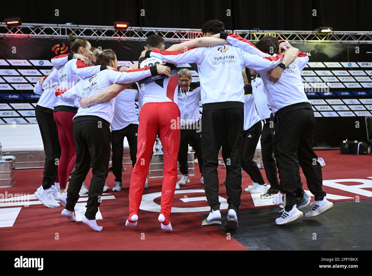 Stuttgart, Germany. 19th Mar, 2023. Gymnastics, DTB Cup, Mixed. The ...
