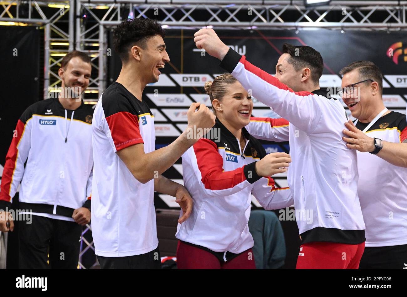 Stuttgart, Germany. 19th Mar, 2023. Gymnastics, DTB Cup, Mixed. The ...