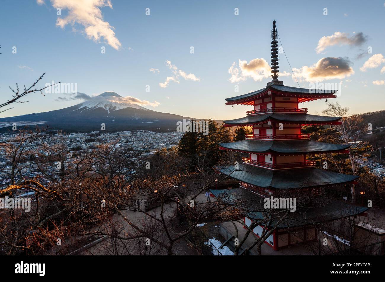 Shimoyoshida, Japan - December 27, 2019. Exterior shot of the famous ...