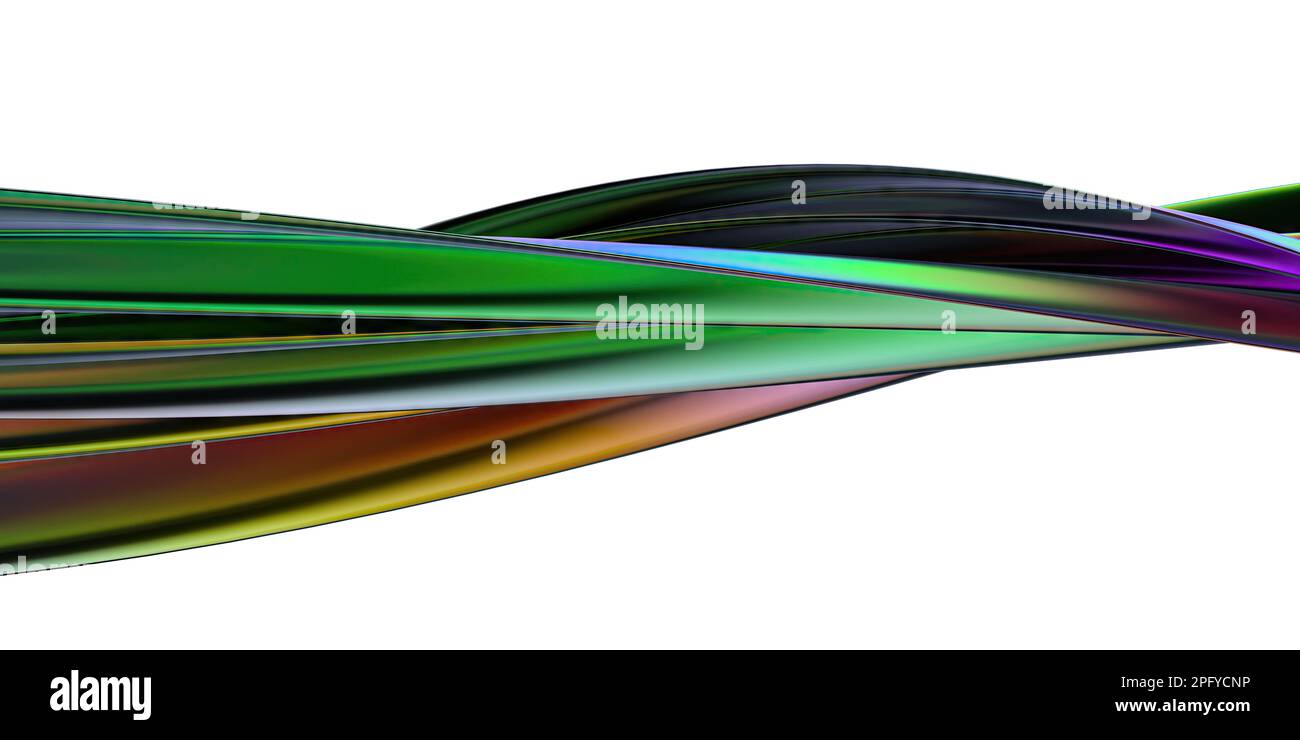 metallic iridescent isolated metal beautiful shape abstract dramatic ...