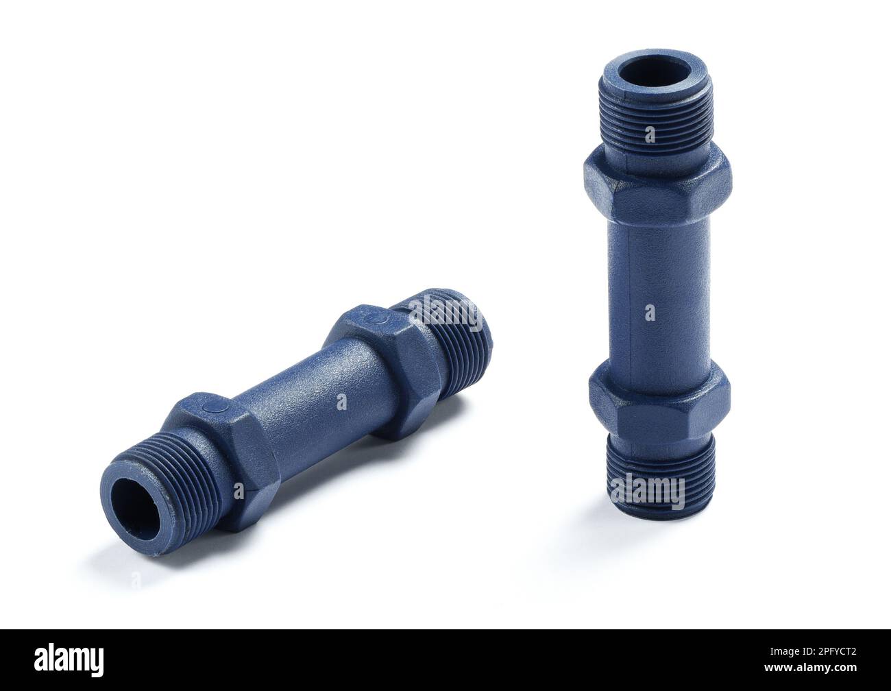 High angle of plastic details with screw nuts for professional repair ...