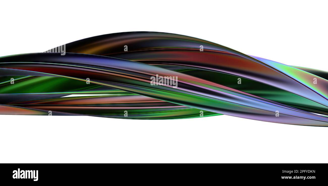 metallic iridescent isolated liquid flowing metal reflections abstract ...