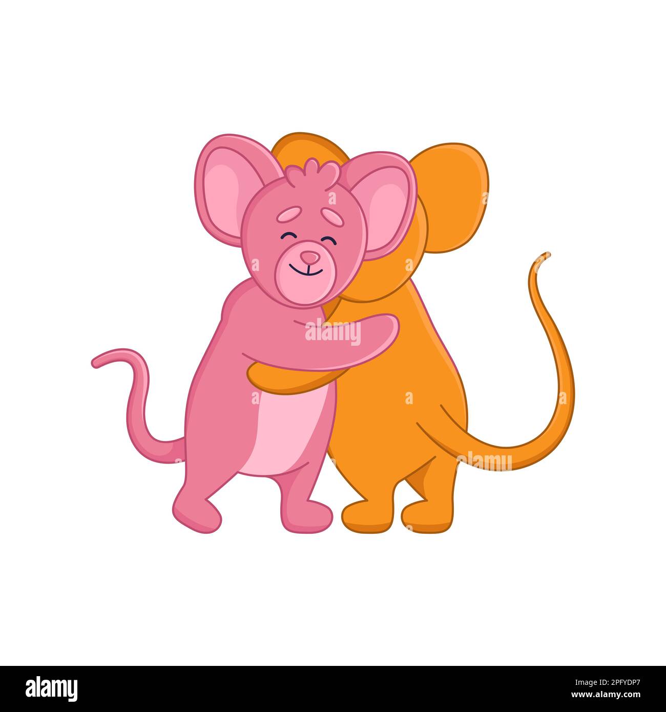 Hugging pose Stock Vector Images - Alamy