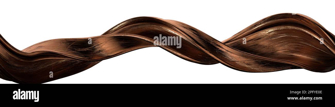 Bronze Fractal Metal Line Isolated Abstract Dramatic Modern Luxury ...