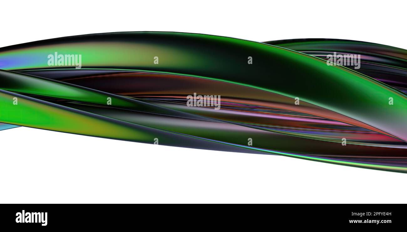 metallic iridescent metal stream isolated abstract dramatic modern ...