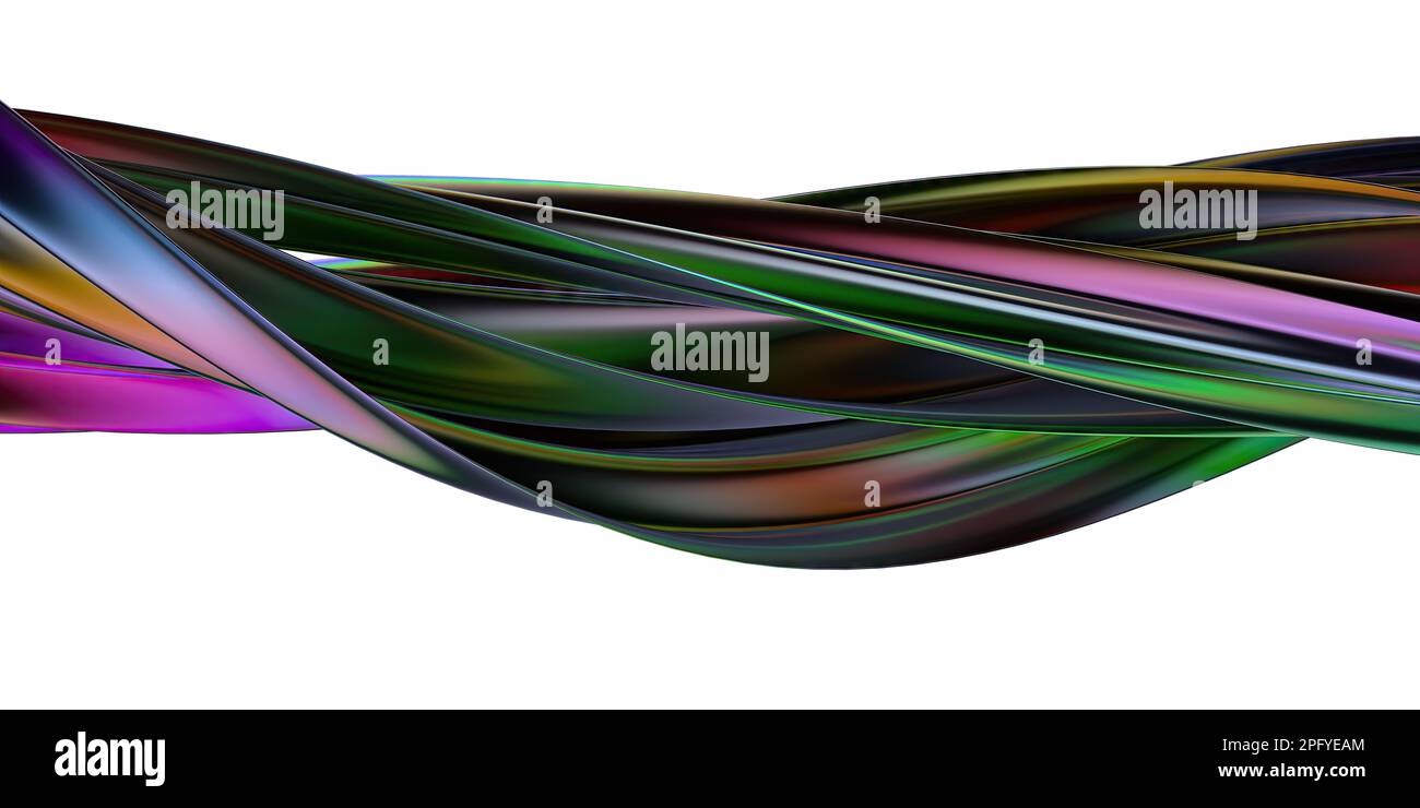 metallic iridescent watery thin metal stream abstract dramatic modern ...