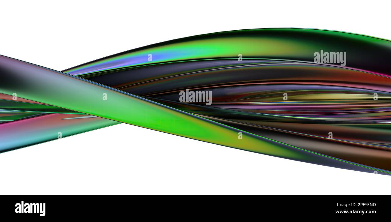 metallic iridescent river-like metal isolated abstract dramatic modern ...