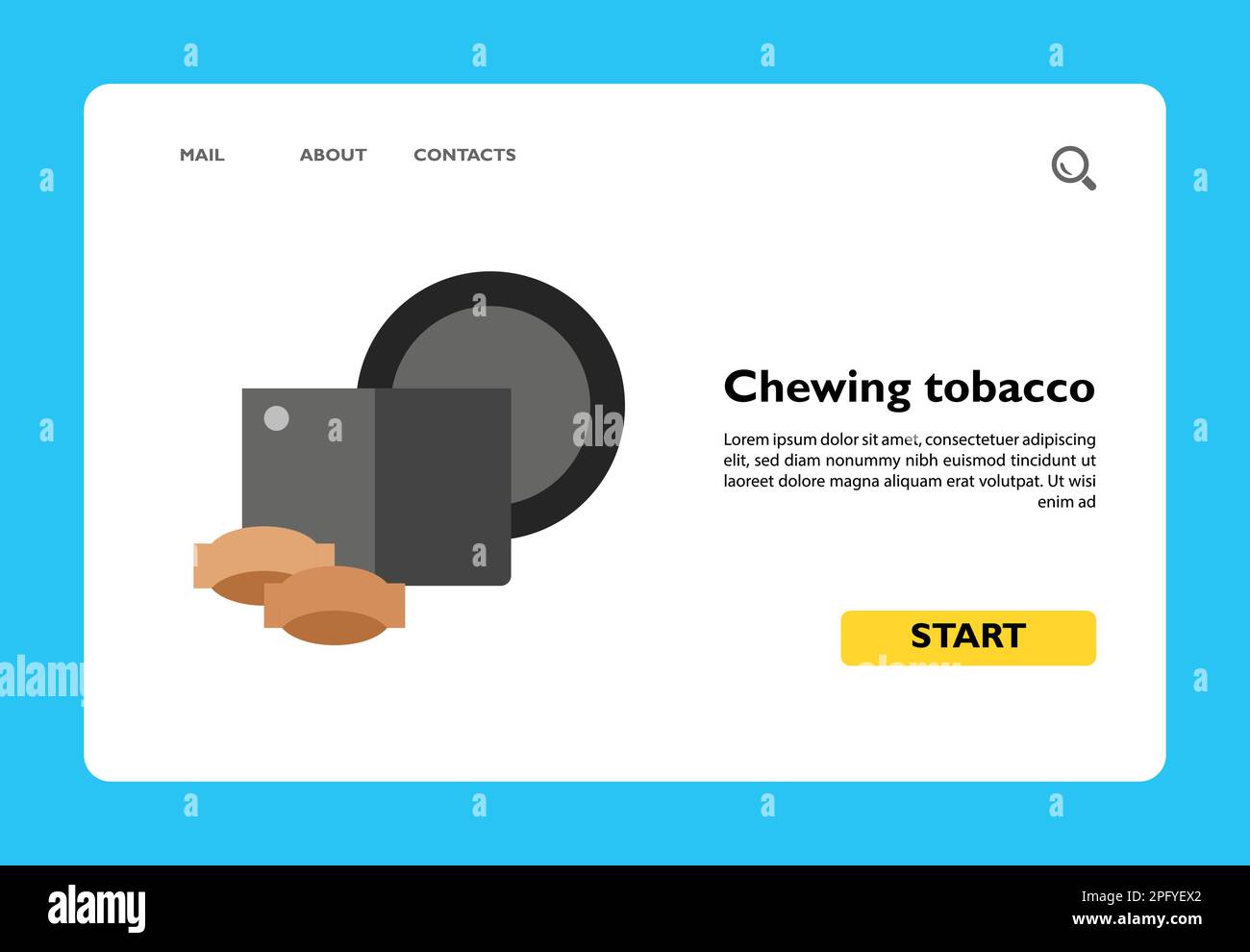 Chewing tobacco icon Stock Vector Image & Art - Alamy