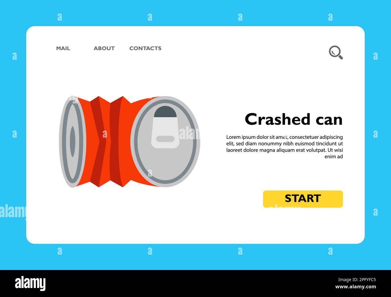 Crashed metal Stock Vector Images - Alamy