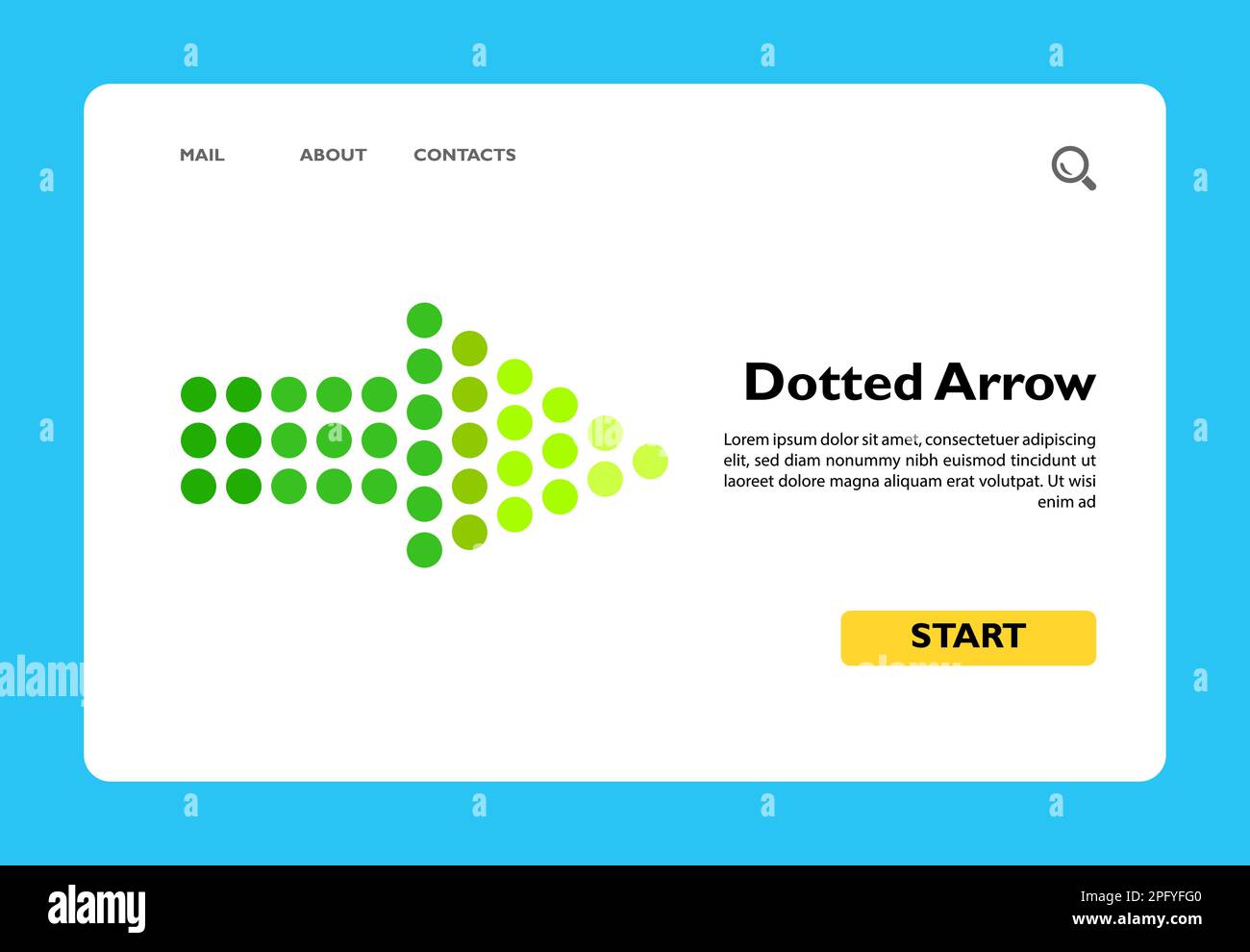 Illustration of dotted arrow Stock Vector Image & Art - Alamy