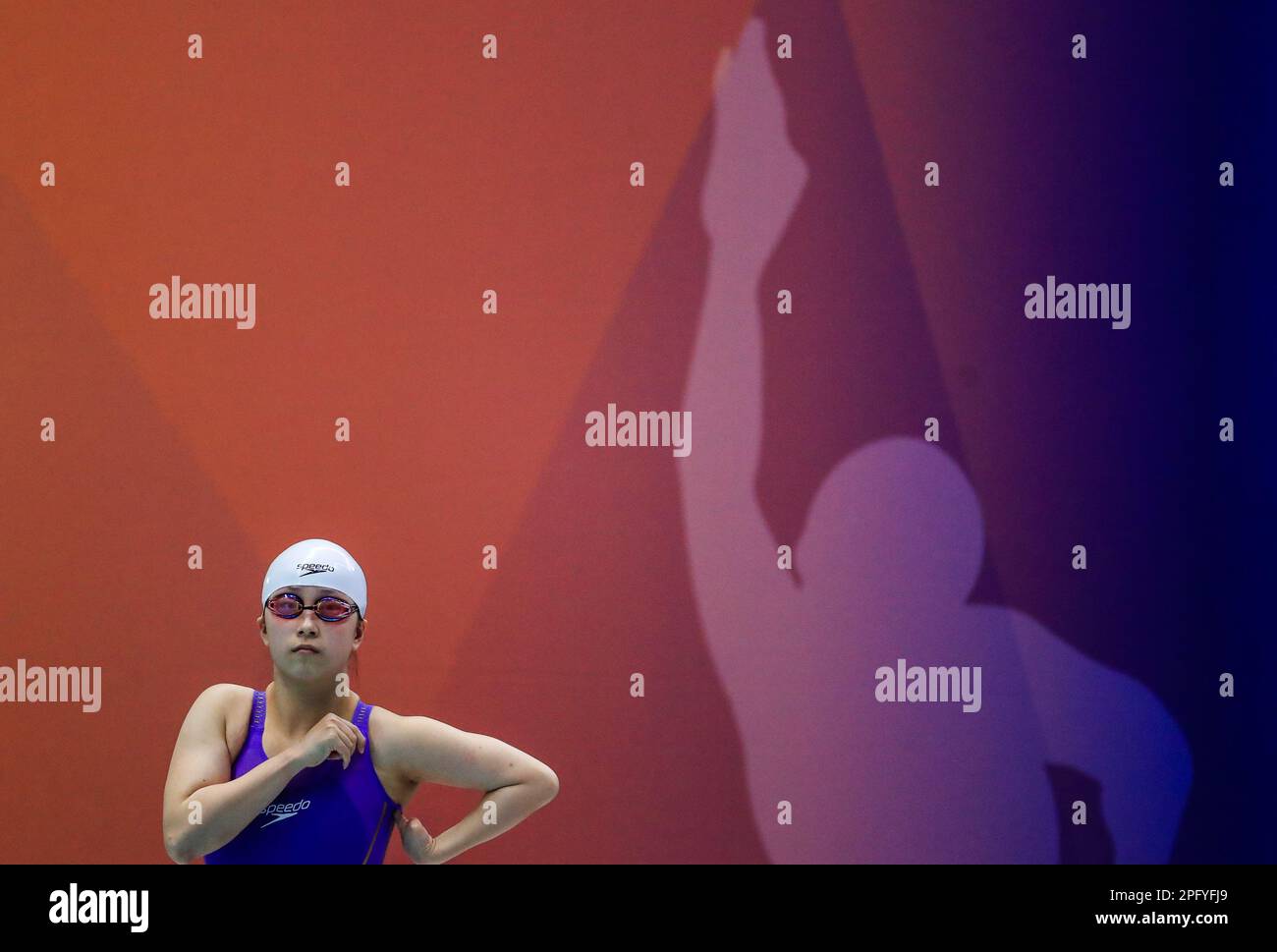 China's Yi Chen ahead of the Women's MC 50m Freestyle heats on day four ...
