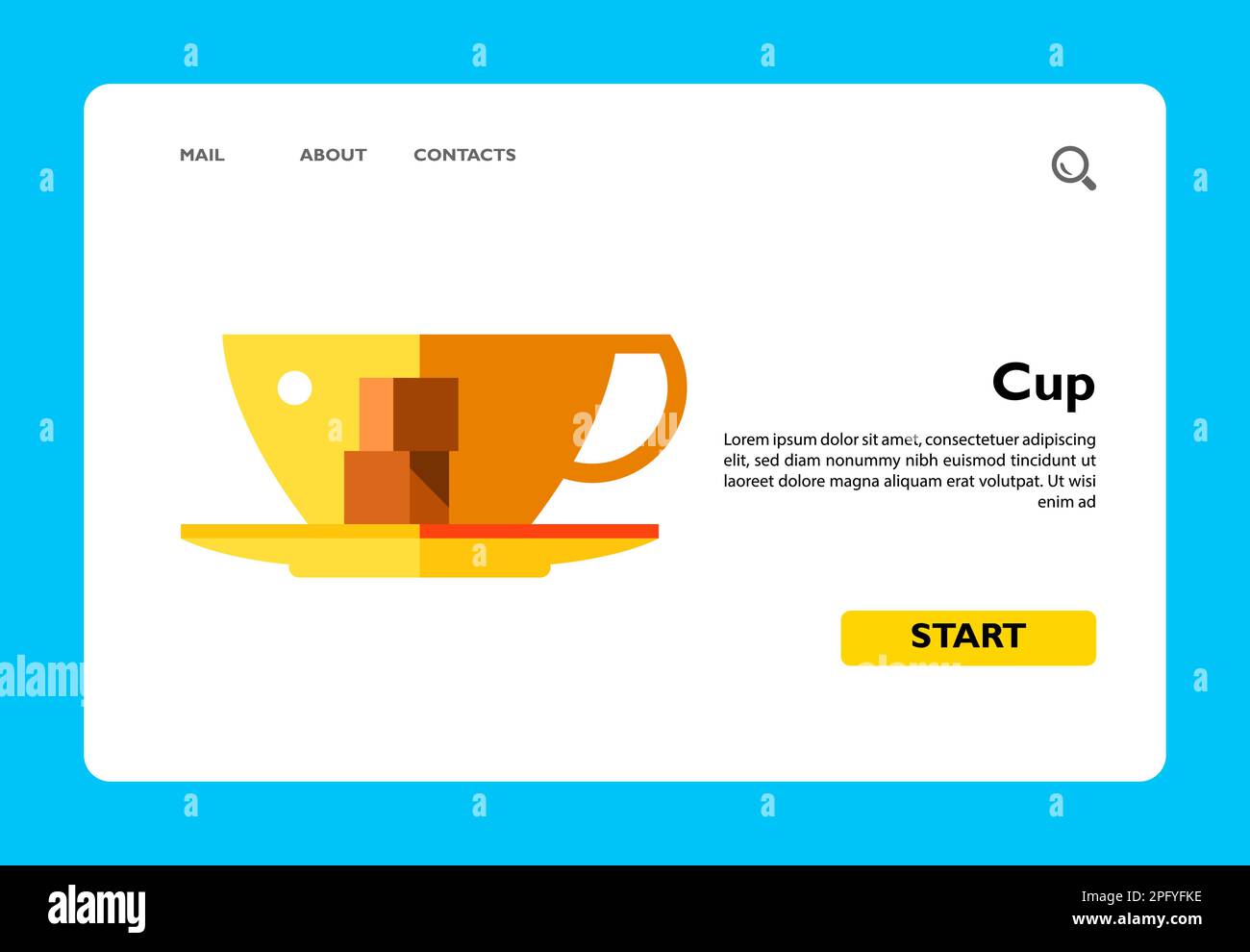 Cup saucer drinking Stock Vector Images - Alamy