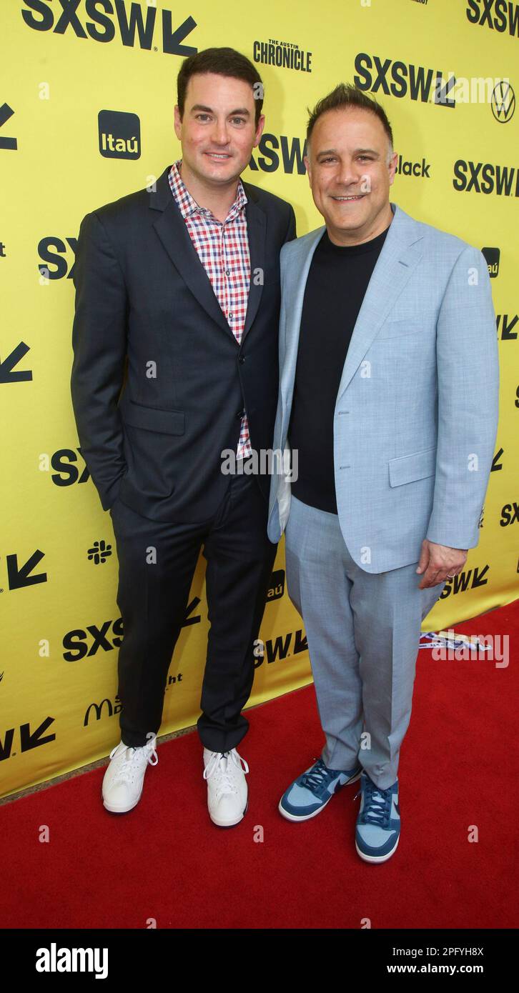 Jason Berman, left, and Jon Weinbach arrive for the world premiere of ...