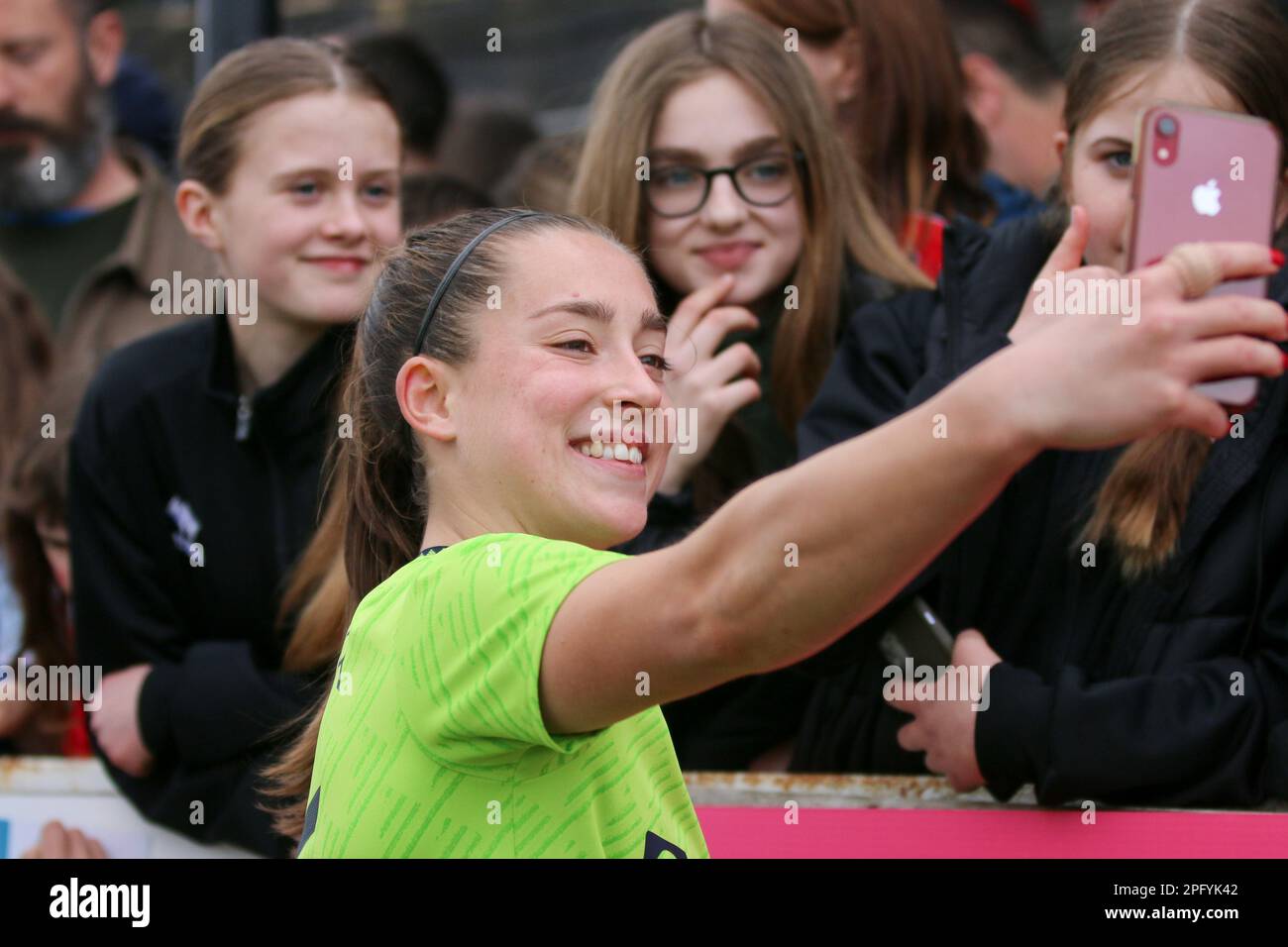 Lewes, UK. 19th Mar, 2023. Manchester United defender Maya Le Tissier ...