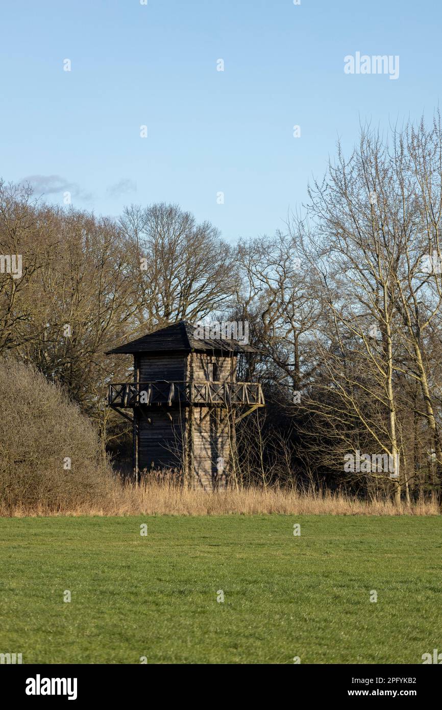 Historic watch tower remains of roman regiment fortification part of ...