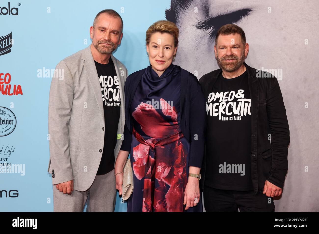 Berlin, Germany. 19th Mar, 2023. Ulf Leo Sommer (l-r), Franziska Giffey ...