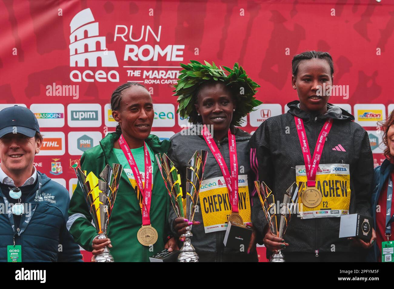 Rome, Rome, Italy, March 19, 2023, CHEPKWONY BETTY (Kenya), AMID FOZYA ...
