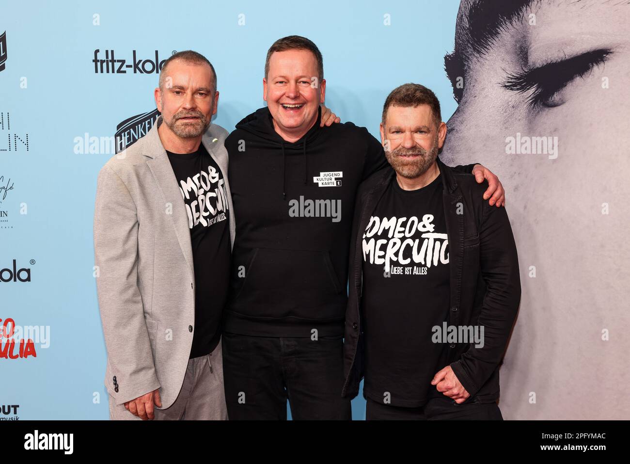Berlin, Germany. 19th Mar, 2023. Ulf Leo Sommer (l-r), Klaus Lederer ...