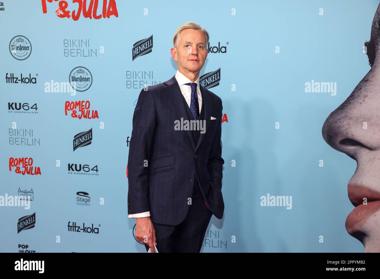 Berlin, Germany. 19th Mar, 2023. Max Raabe comes to the premiere of the ...