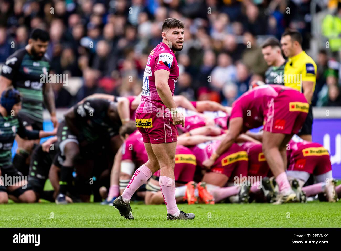 LONDON, UNITED KINGDOM. 19th, Mar 2023. Iwan Jenkins of Exeter Chiefs ...