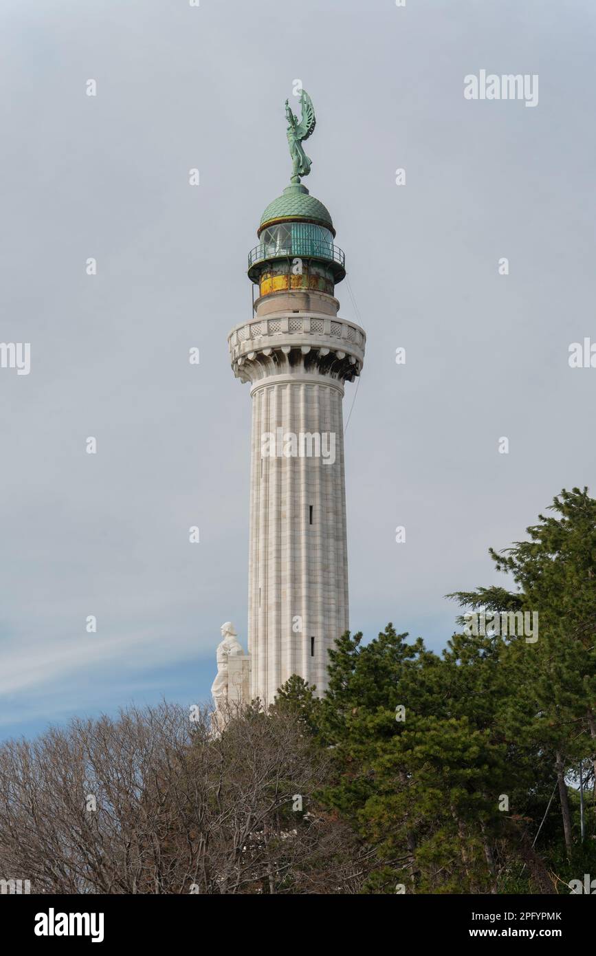 Victory Lighthouse in Trieste, Italy Stock Photo - Alamy