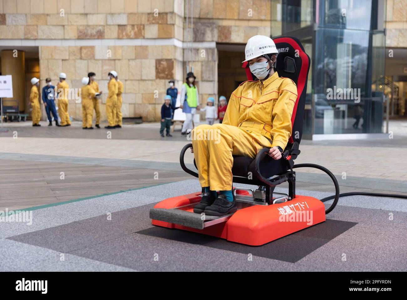 Tokyo, Japan. 10th Mar, 2023. Mori Building first aid treatment ...