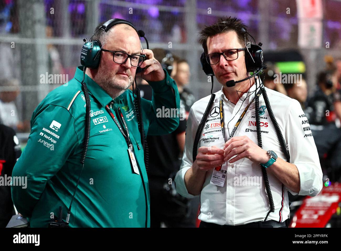 Jeddah, Saudi Arabia. 19th Mar, 2023. (L to R): Tom McCullough (GBR ...