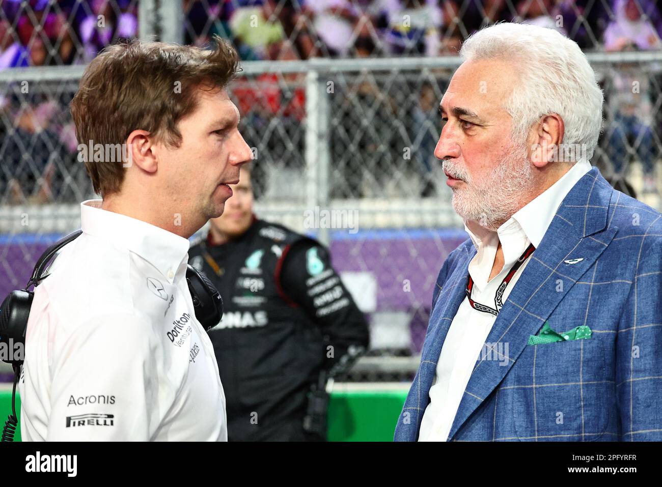 Jeddah, Saudi Arabia. 19th Mar, 2023. (L to R): James Vowles (GBR ...